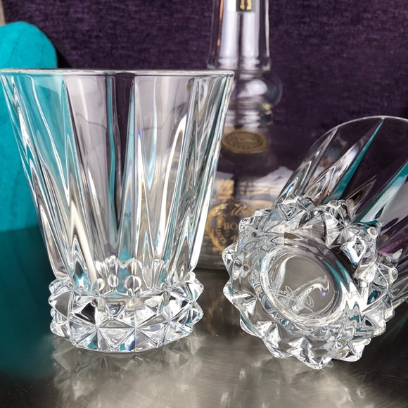 Oleg Cassini | Dining | Oleg Cassini 2 Clear Crystal Heavy Weight ...